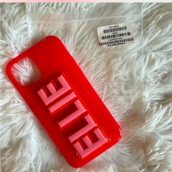 BaubleBar | Cell Phones & Accessories | Baublebar Red Phone Case | Poshmark